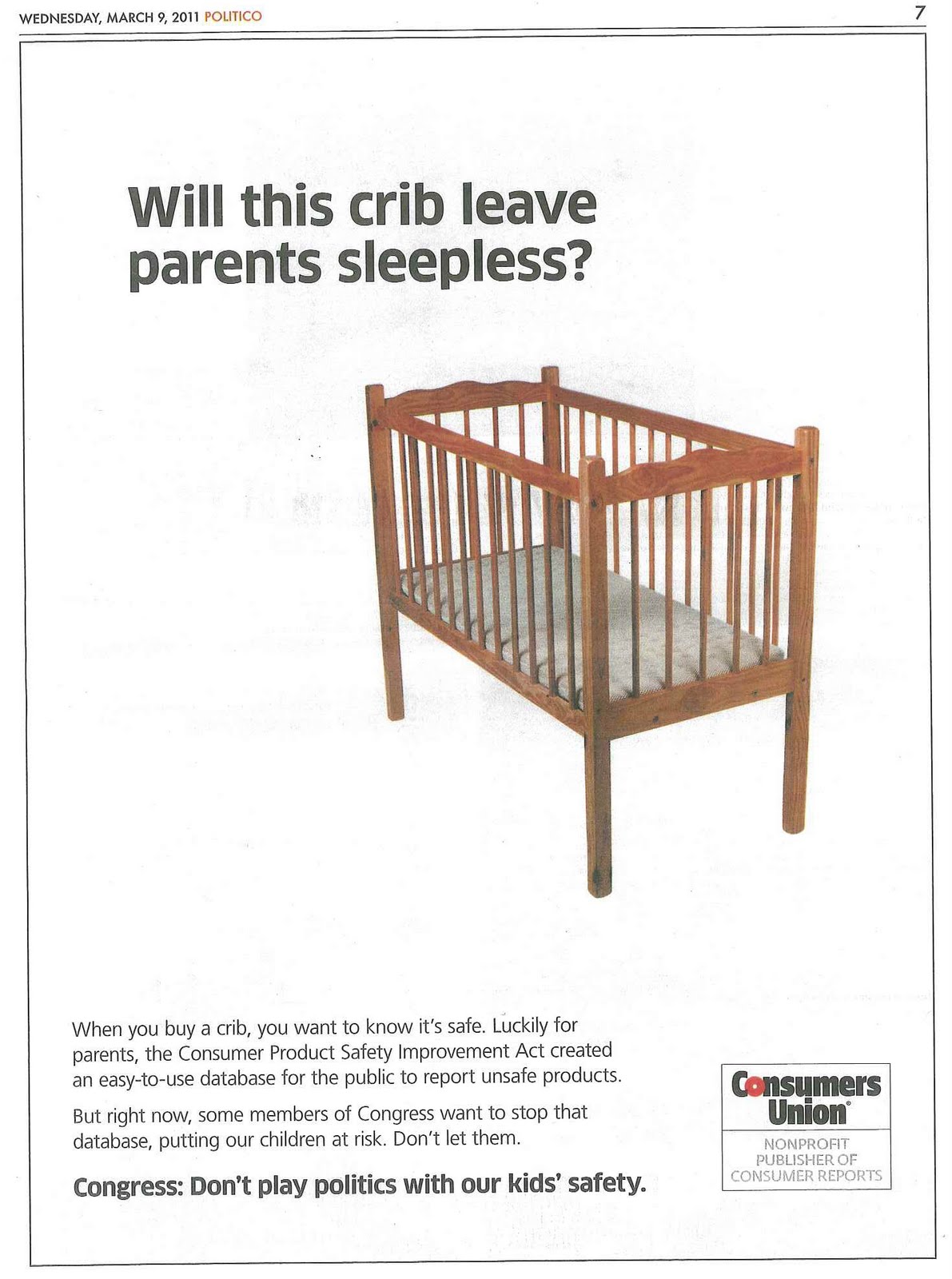 CPSIA - Comments & Observations: CPSIA - CPSC Punts on "Material ...