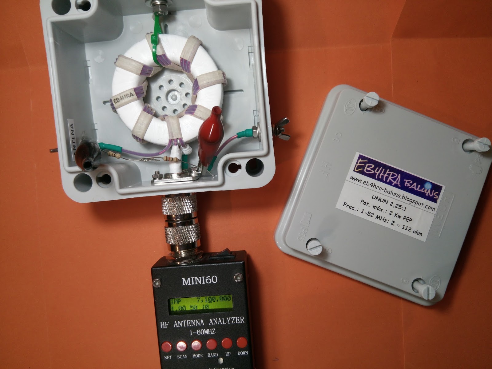 EB4HRA BALUNS: UNUN 2:1