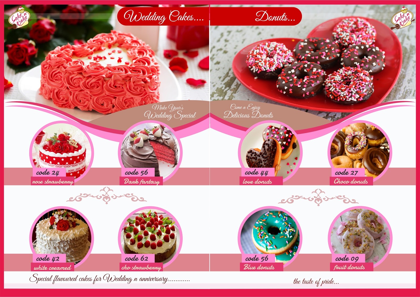 my creative work: My portfolio on Cake n Bake (bakery)