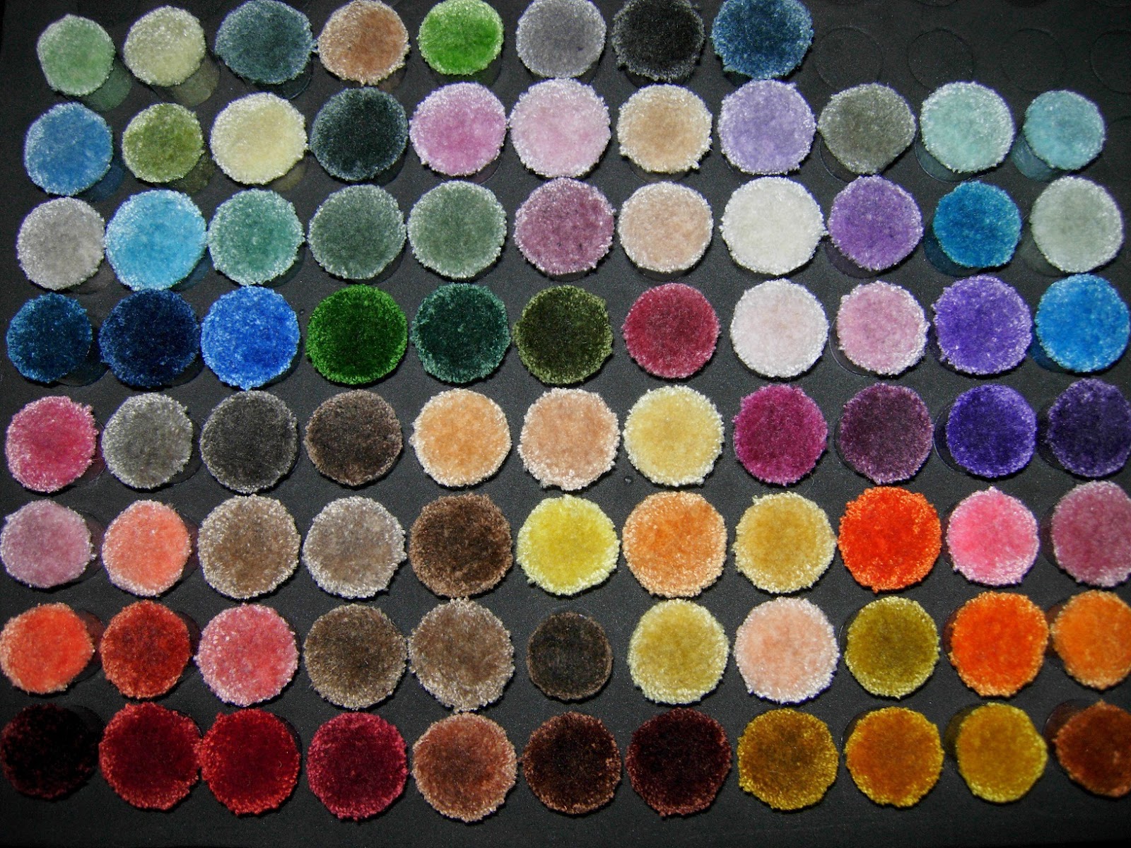 Rugs and Carpets in India: CUSTOM CARPET COLOUR POM BOX IN WOOL AND VISCOSE