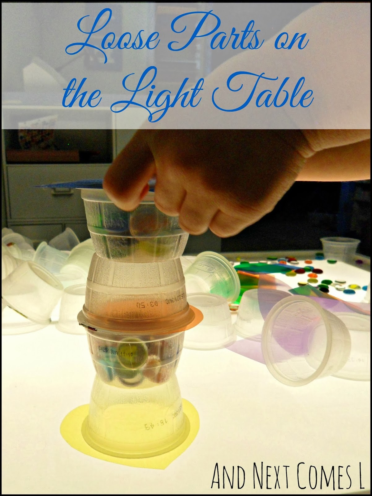 Loose Parts on the Light Table | And Next Comes L - Hyperlexia Resources