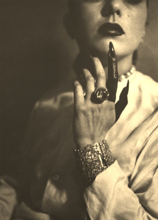 VINTAGE PHOTOGRAPHY: Florette’s Painted Finger by Jacques Henri ...