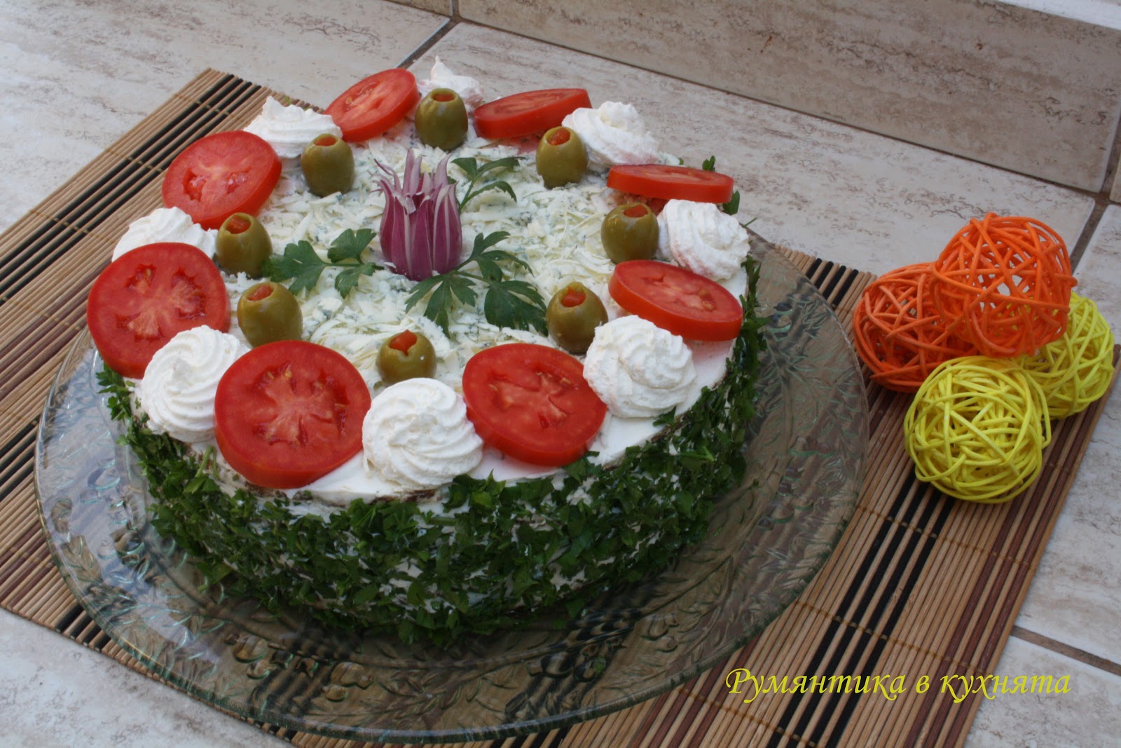 Румянтика в кухнята: СОЛЕНА ТОРТА с картофени палачинки