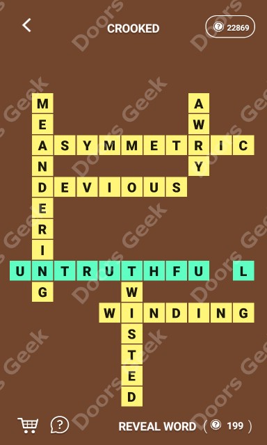 Wordcross (Chimpanzee) Level 171 Answers ~ Doors Geek