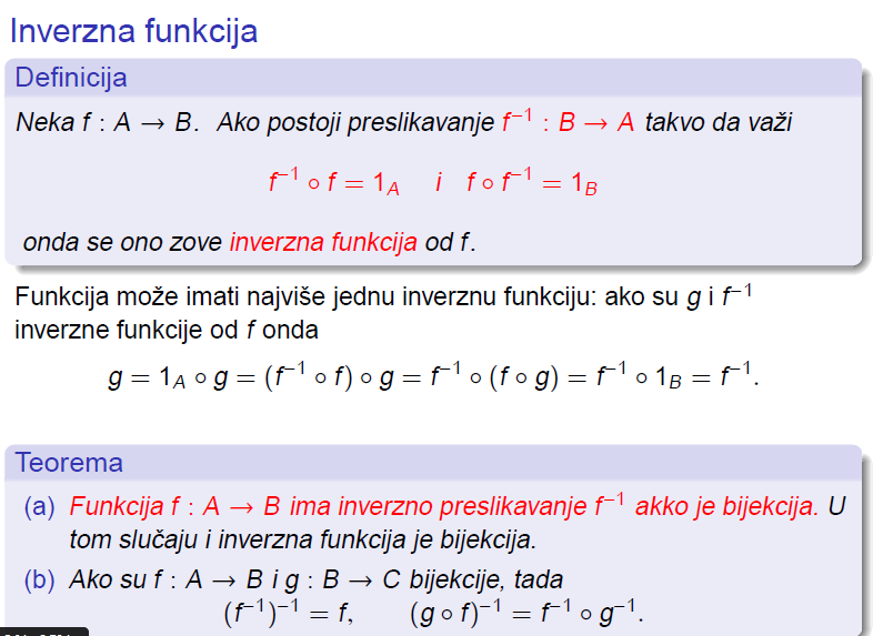 M A T E M A T I K A P N: DOPUNSKA NASTAVA - FUNKCIJE I FUNKCIONALNE JEDNAČINE
