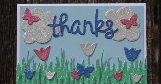 Designs by Dragonfly: Thank You Card ~ Wishing For Sunny Days