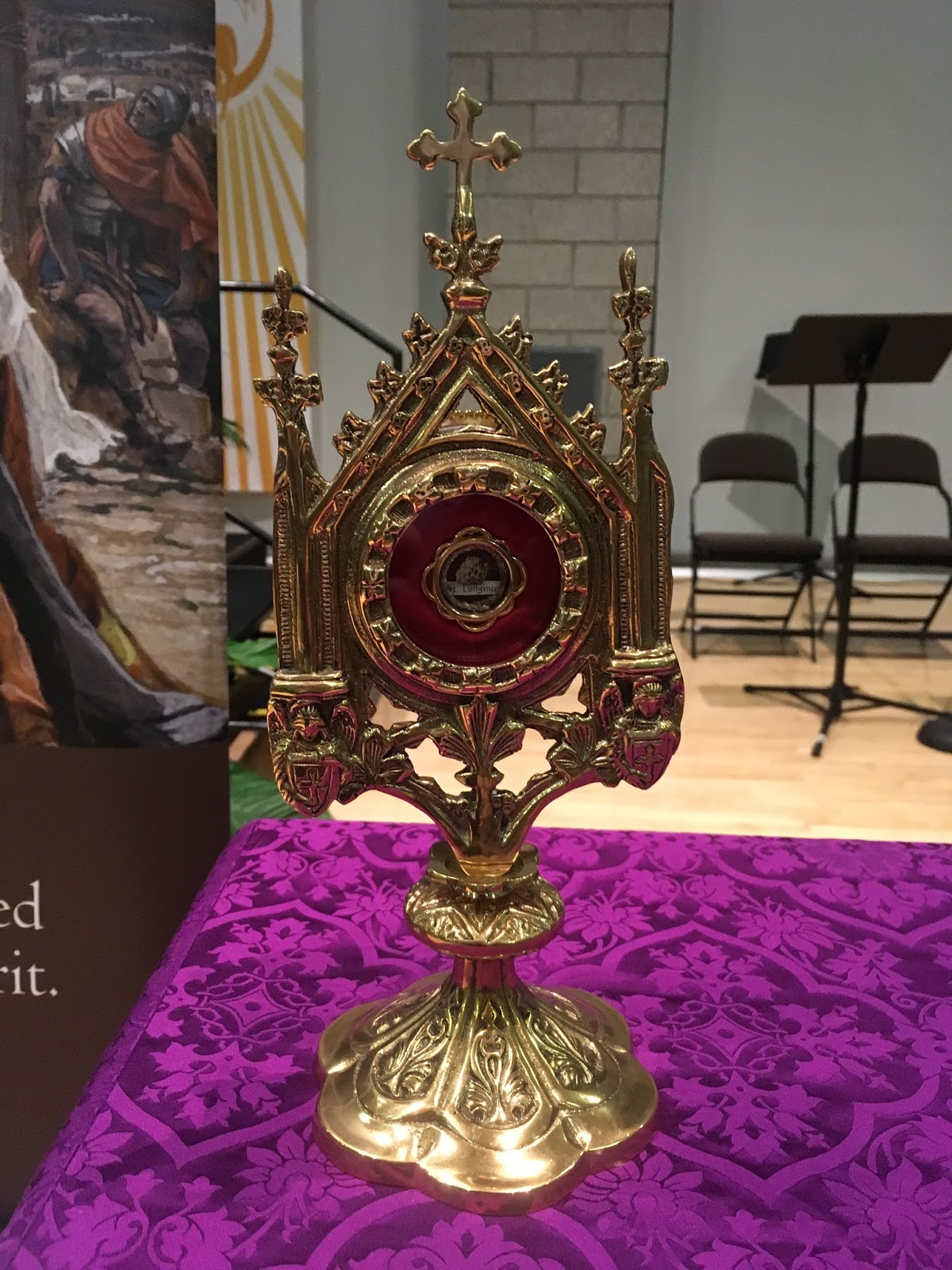 Tim in English: Catholic "Relics of the Passion" program, Riverton ...