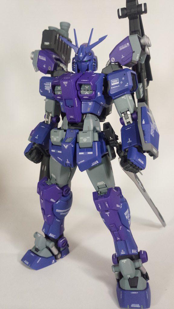 Custom Build: MG 1/100 Gundam Amazing Red Warrior "Purple"