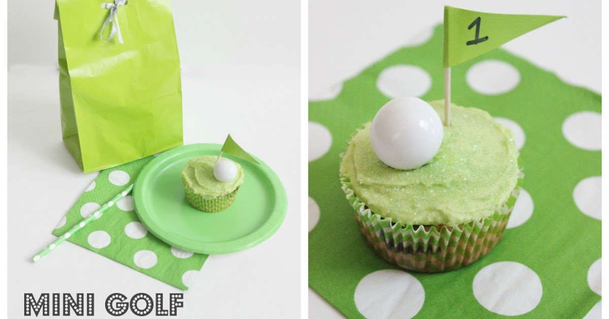 Kitchen Floor Crafts: Mini Golf Birthday Party