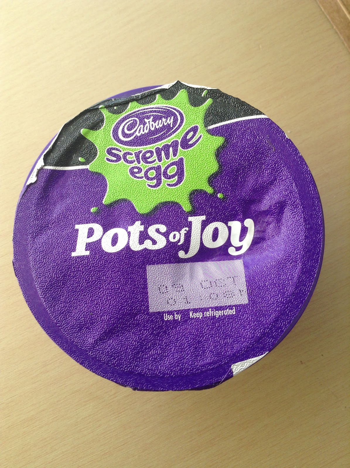 Cadbury Screme Egg Pots of Joy with Green Goooo