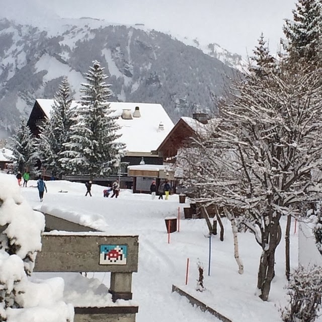 Invader Invades the Swiss Alps – Anzere, Switzerland (Part II ...