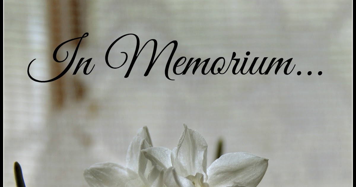 Local History Matters: In Memorium...