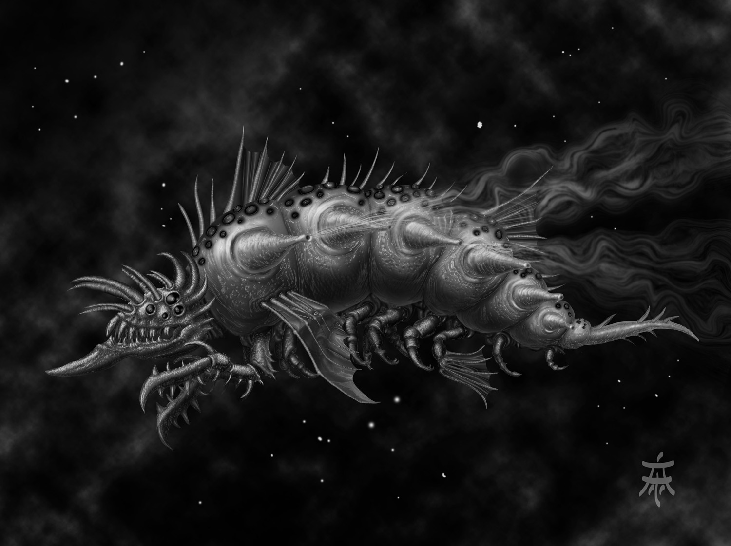 My Vain Doodles: Wamphyri Warrior II