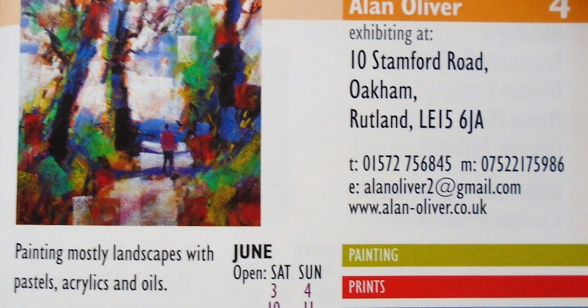 Martin Brookes Oakham: Alan Oliver Rutland Open Studios 2017