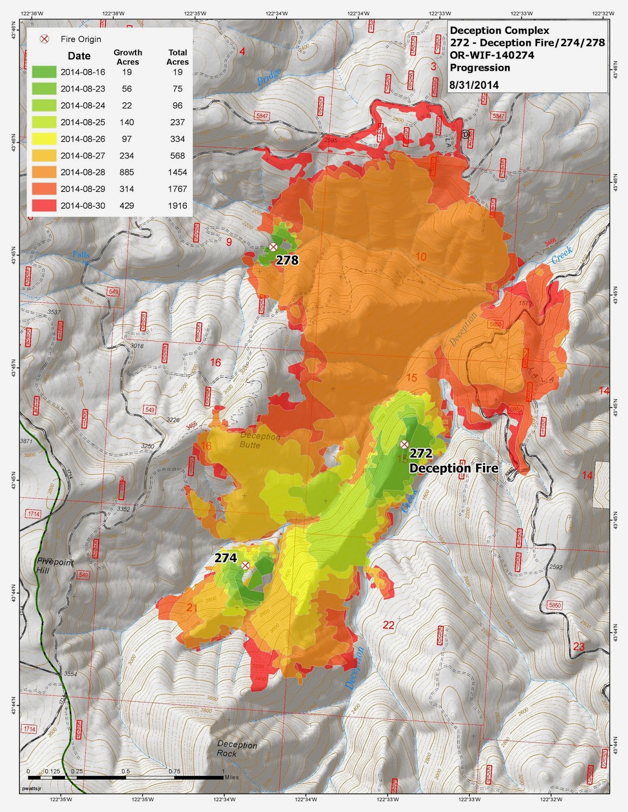 Deception Complex - Fire Info: Maps