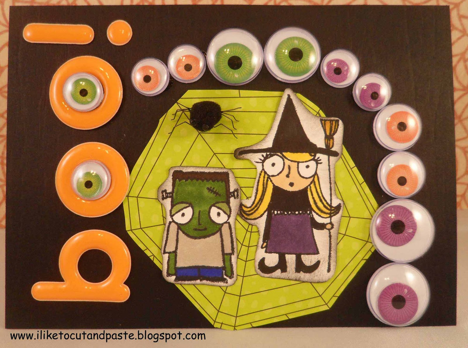 I like to cut and paste: Boo! Card
