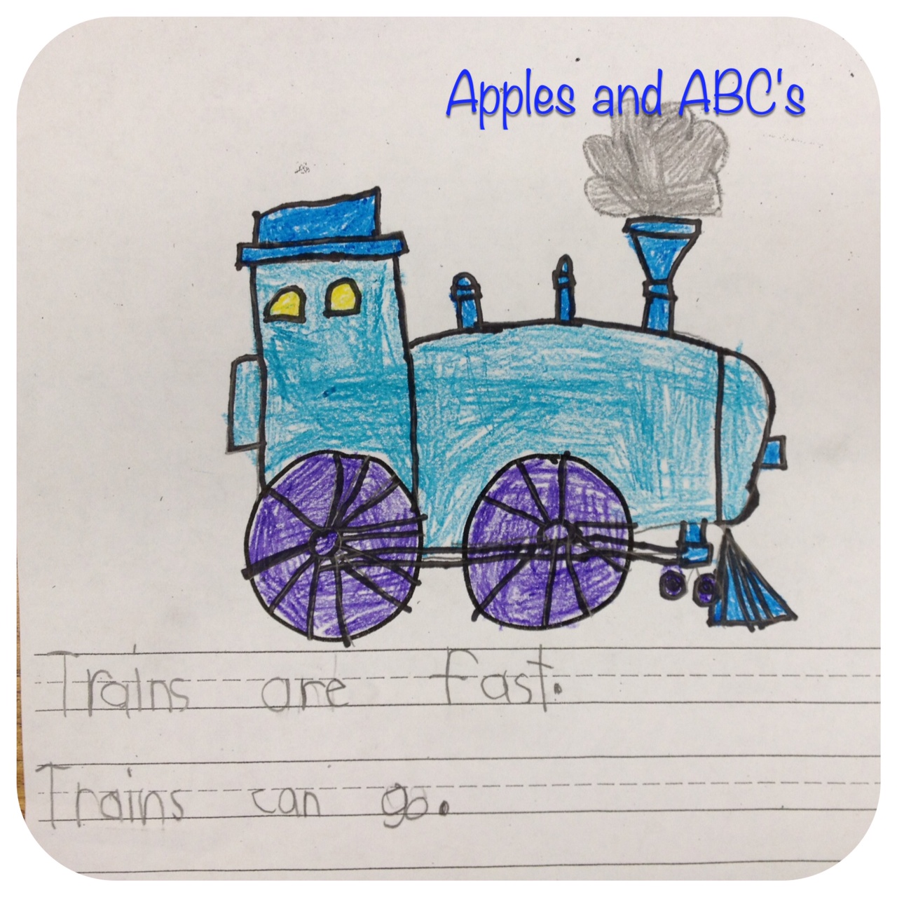Steam Trains - Apples & ABC's