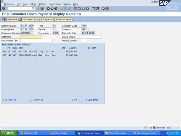 Free SAP Training Manuals: T Code- F-29 / F-37/ FB70 / F-39 : SAP FI ...