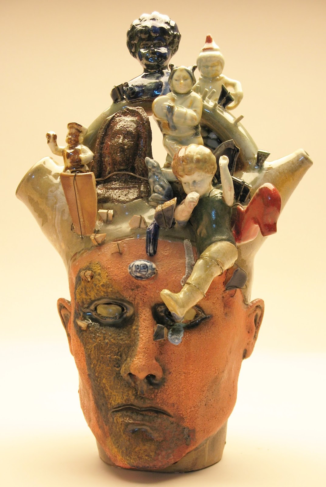 Peter Lenzo: Ceramic Heads and Face Jugs