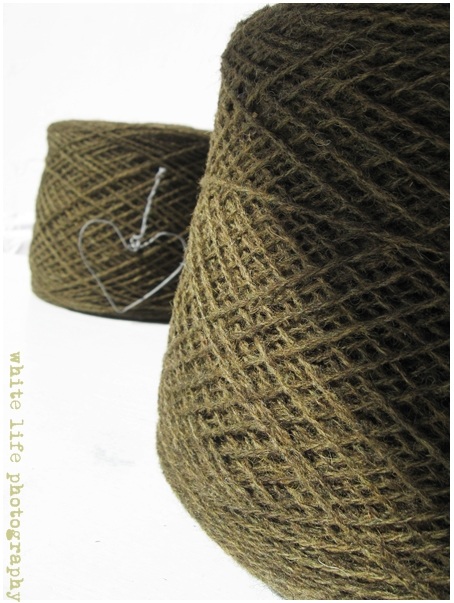 white life ©: Hand spun and hand dyed wool ...