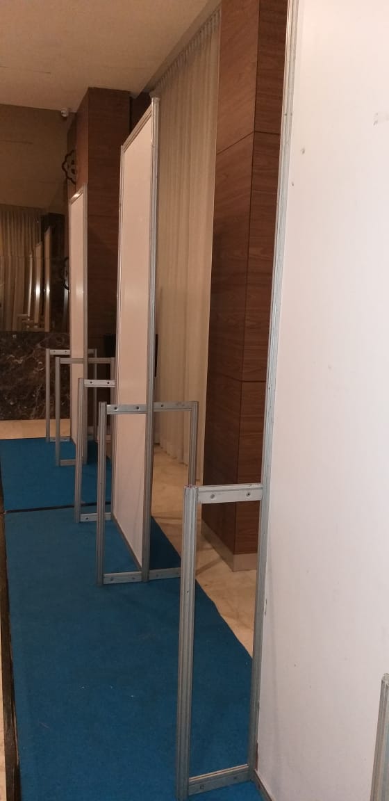 panel partisi pameran