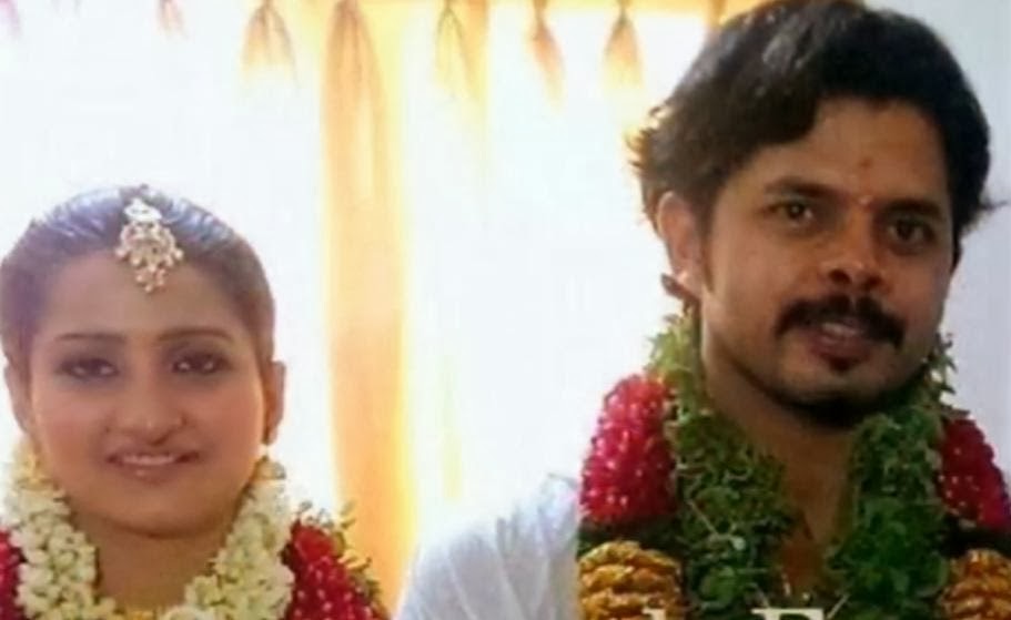 Celebrity Marriage: Sreesanth - Bhuvneshwari Kumari