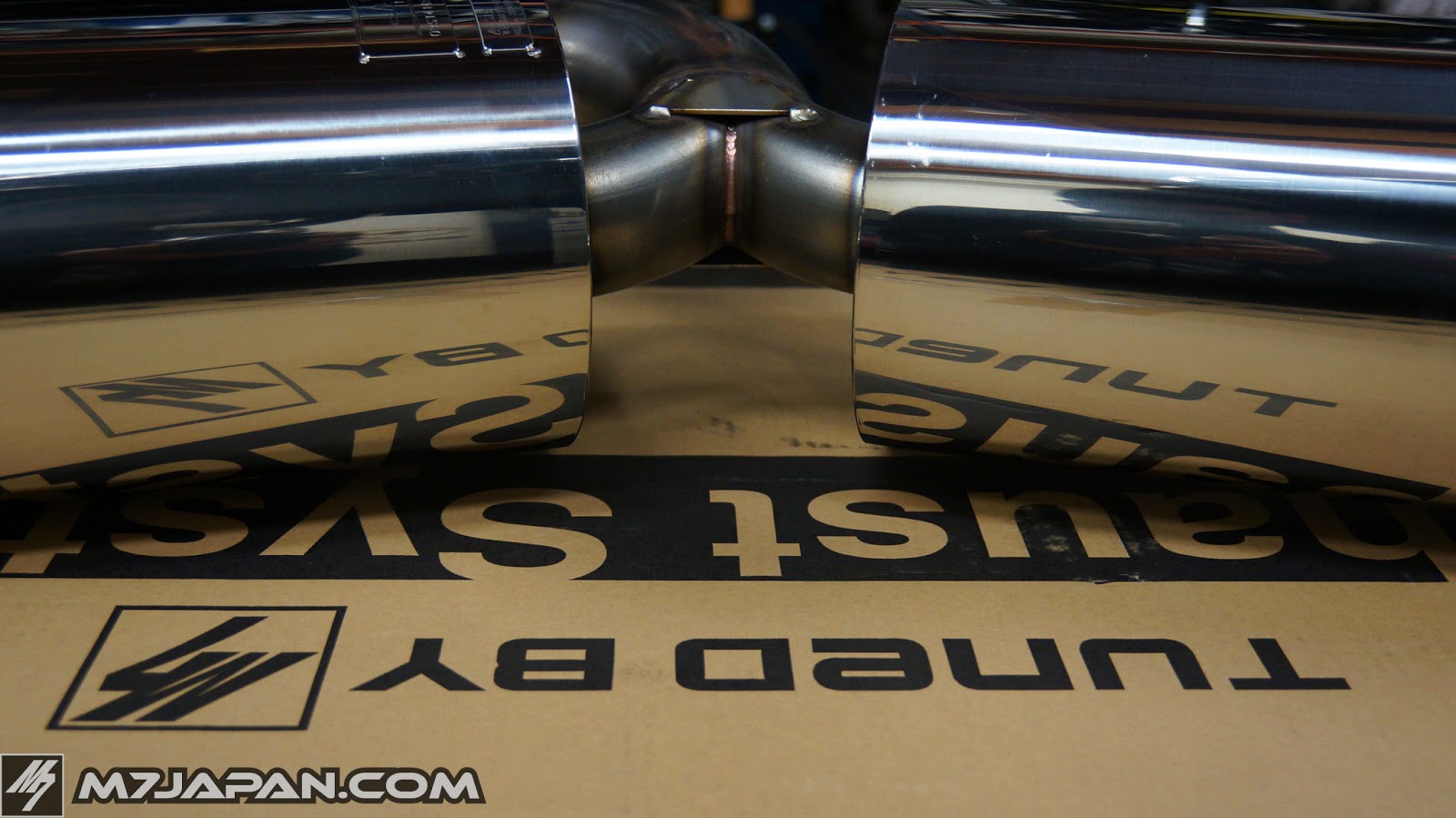 M7 USA: M7 Exhaust install on EVO X