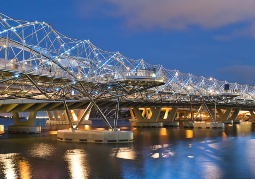 World Some best bridges: Helix bridge Singapore