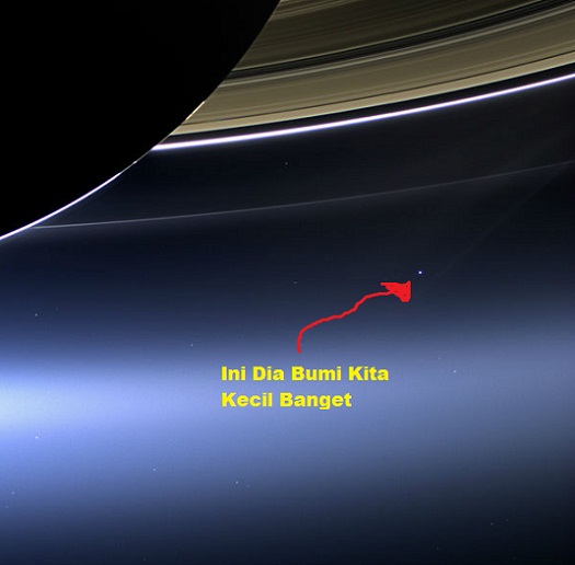 Satelit Luar Angkasa CASSINI Berhasil Foto Bumi dari Planet Saturnus ...