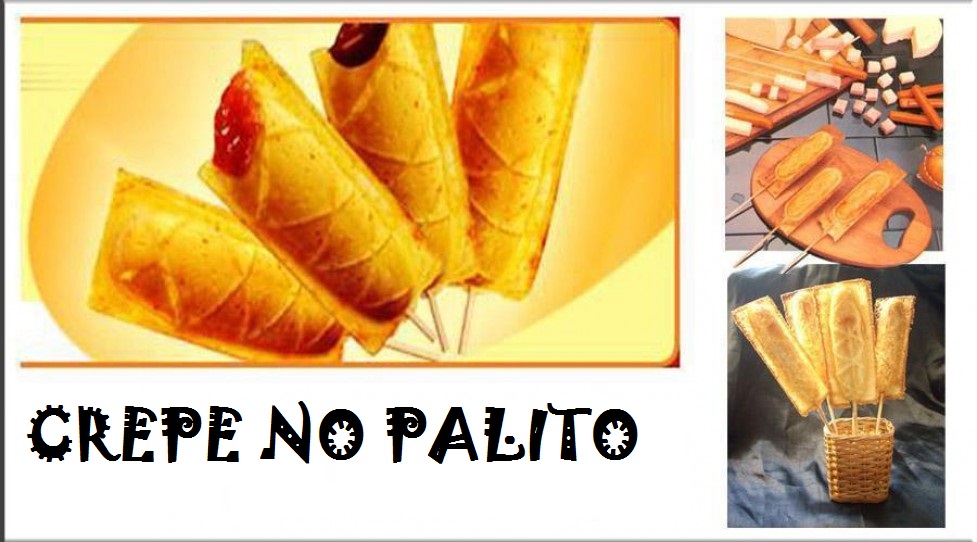 Crepe no Palito para Eventos