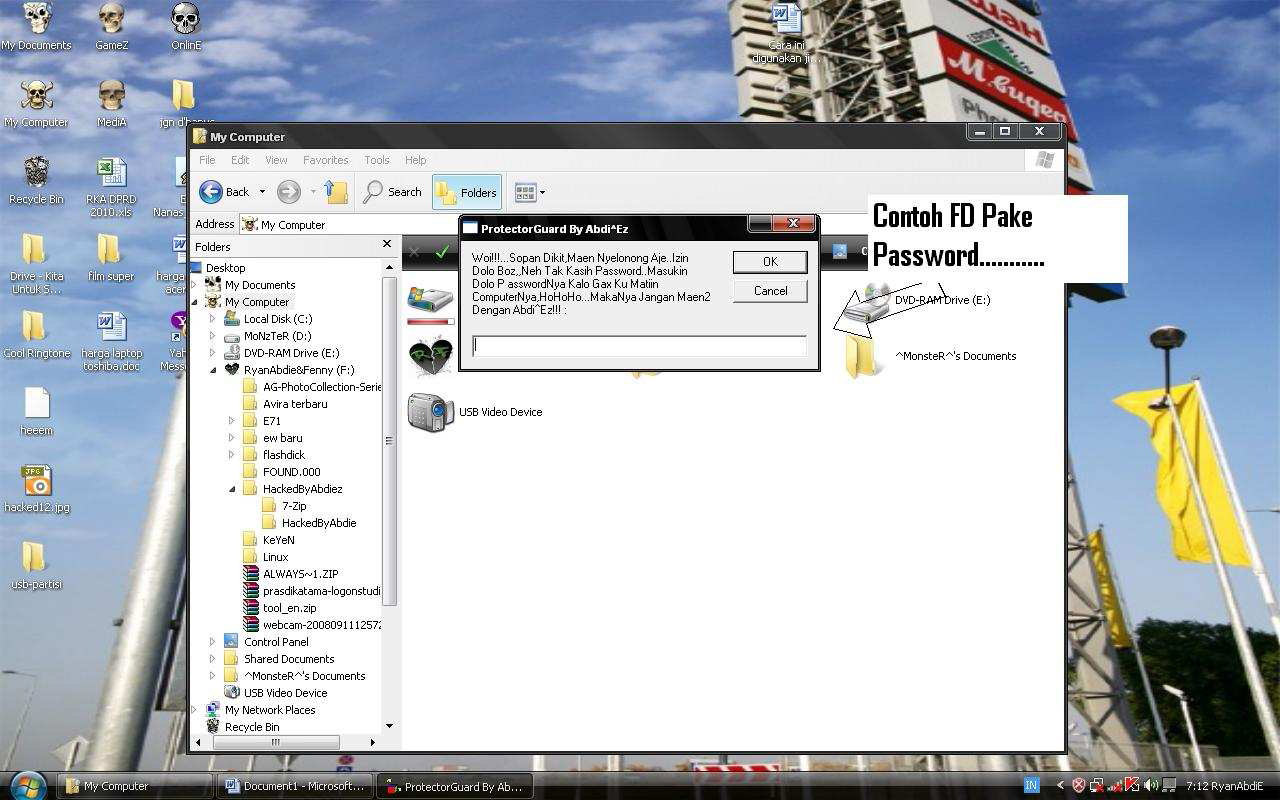 Script Membuat Flashdisk Protect Guard - Tecno Life