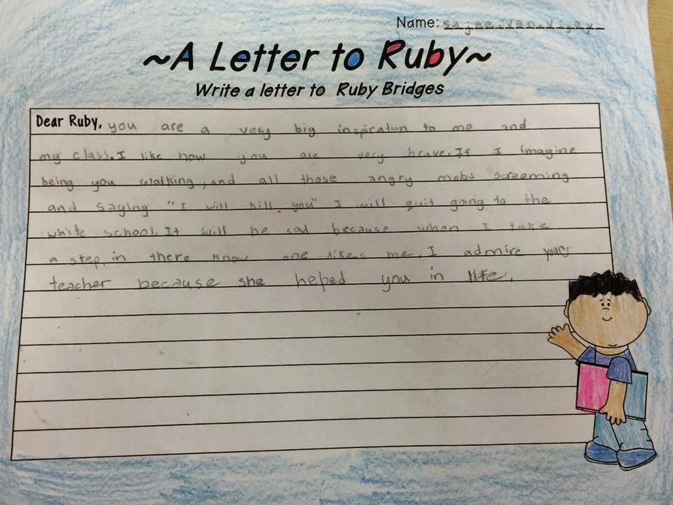 Ms Rashid: Letters to Ruby Bridges