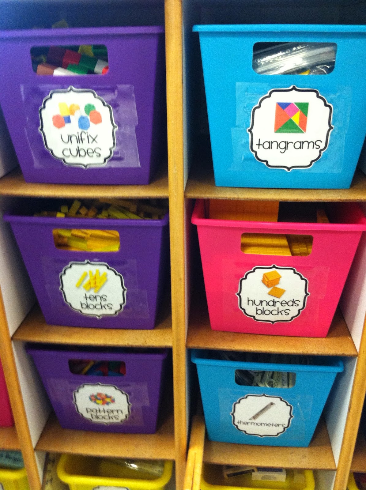 Fourth Grade Flipper: Monday Made It {New/Old Math Bins, Spray Paint ...