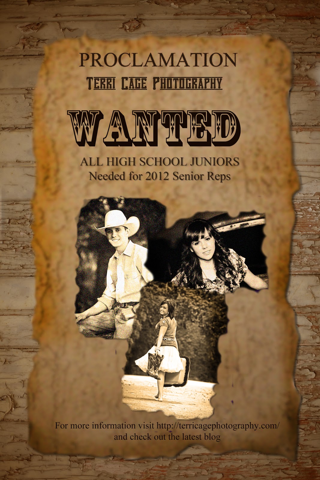 Terri Cage Photography: Wanted: Senior Reps for Class of 2012