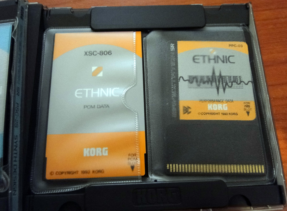 MATRIXSYNTH: KORG WAVESTATION SR + PSC-1S 2S 3S (rarest wavestation cards!)