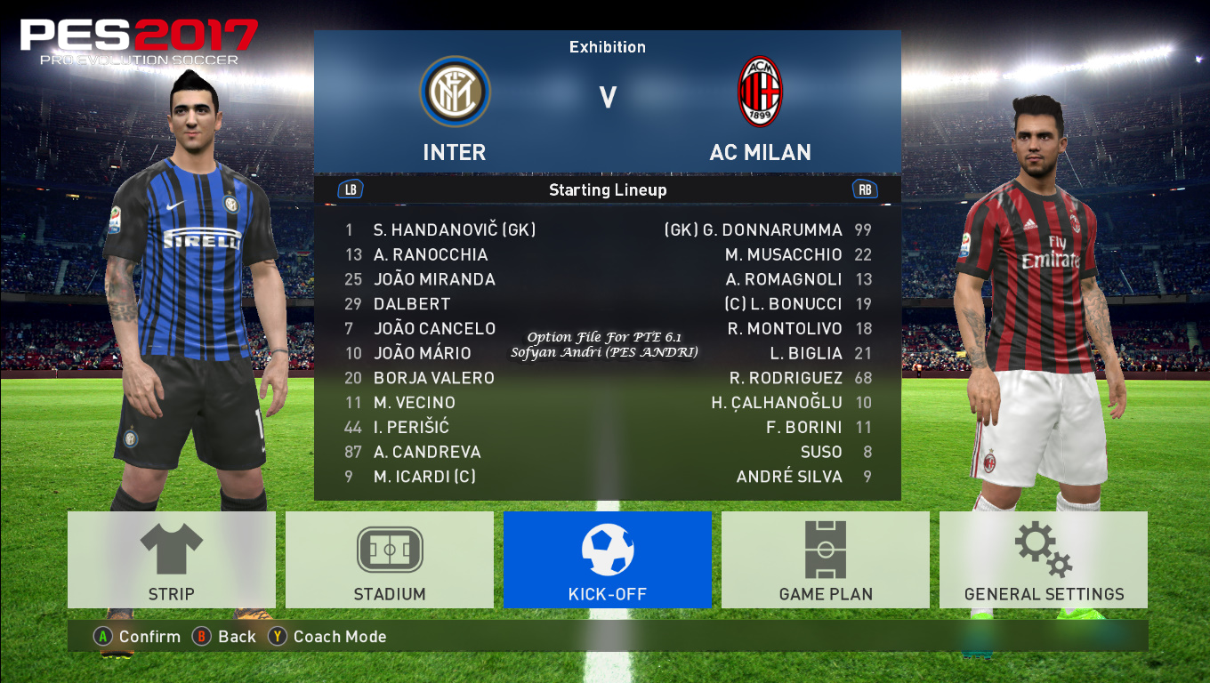 pes-modif: PES 2017 Option File For PTE 6.1 Final #15-10-2017 By Sofyan ...