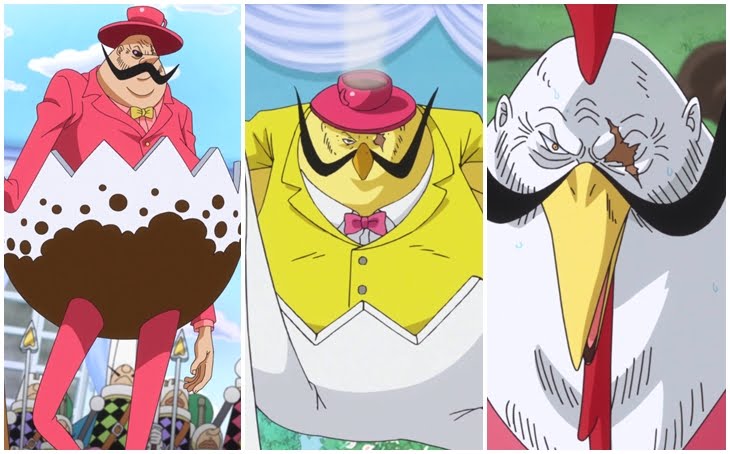 Karakter One Piece: Tamago Dan Tiga Wujud Evolusi Tama Tama no Mi ...