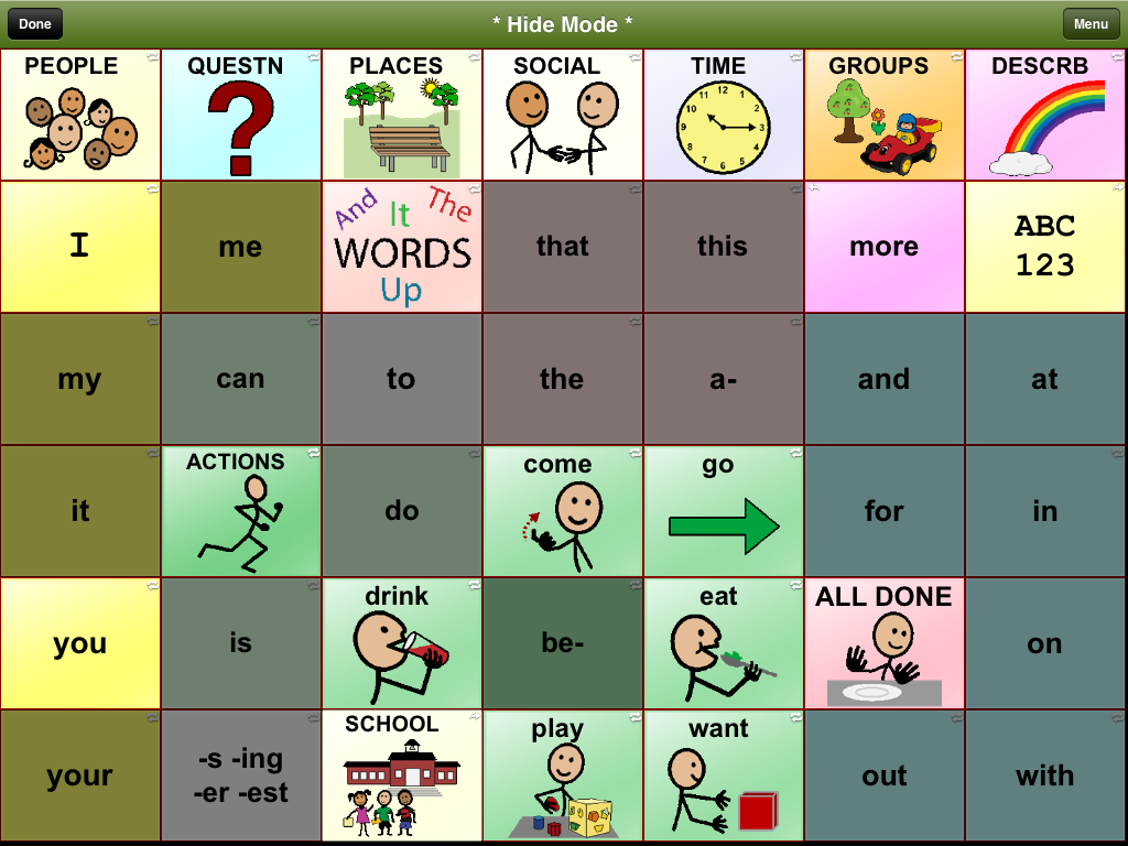 SCAAC-N: A TouchChat Miracle - Hide Mode (version 1.4.0)