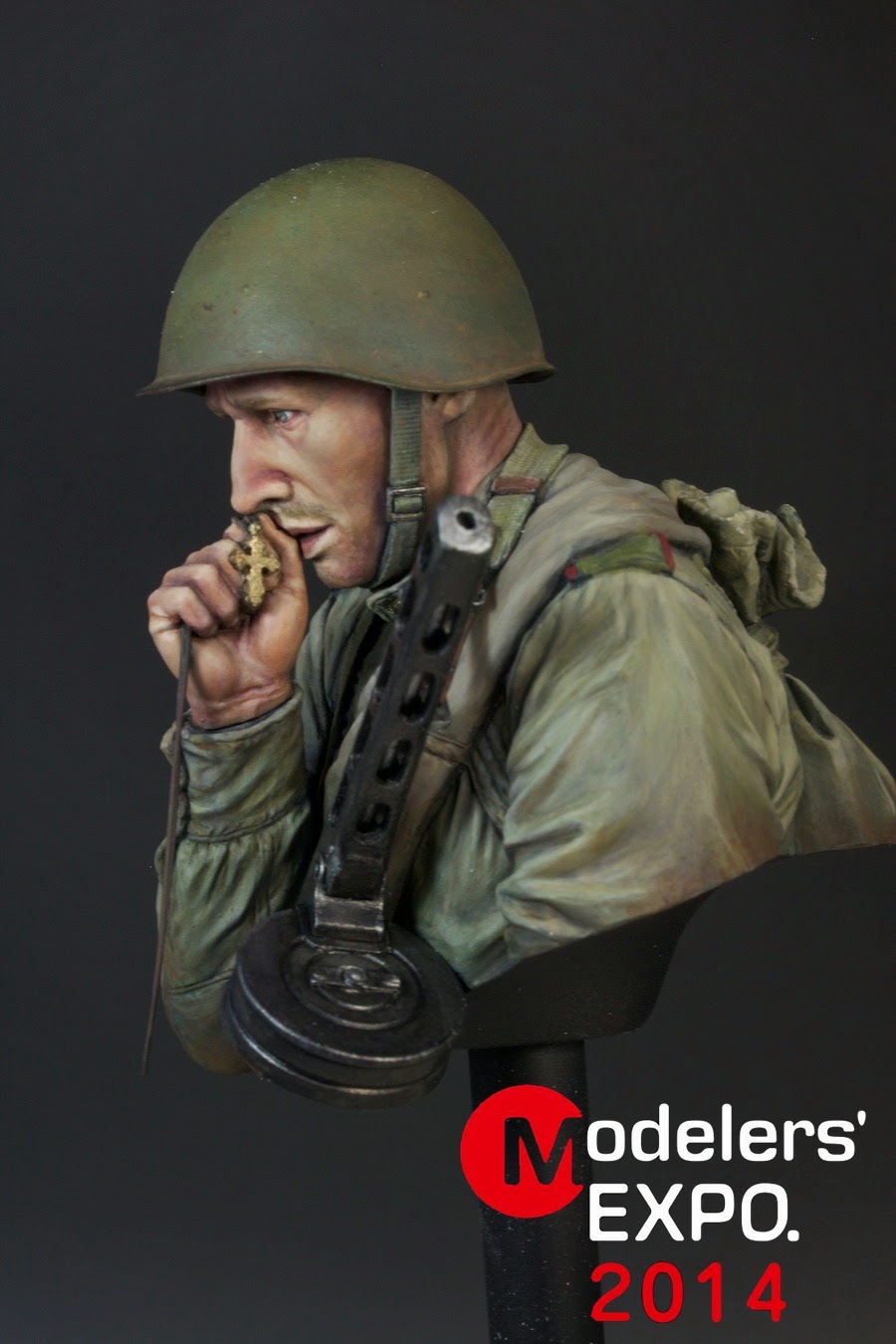 Painting commission work - 1/10 Red Army bust (Life Miniatures) (2 ...
