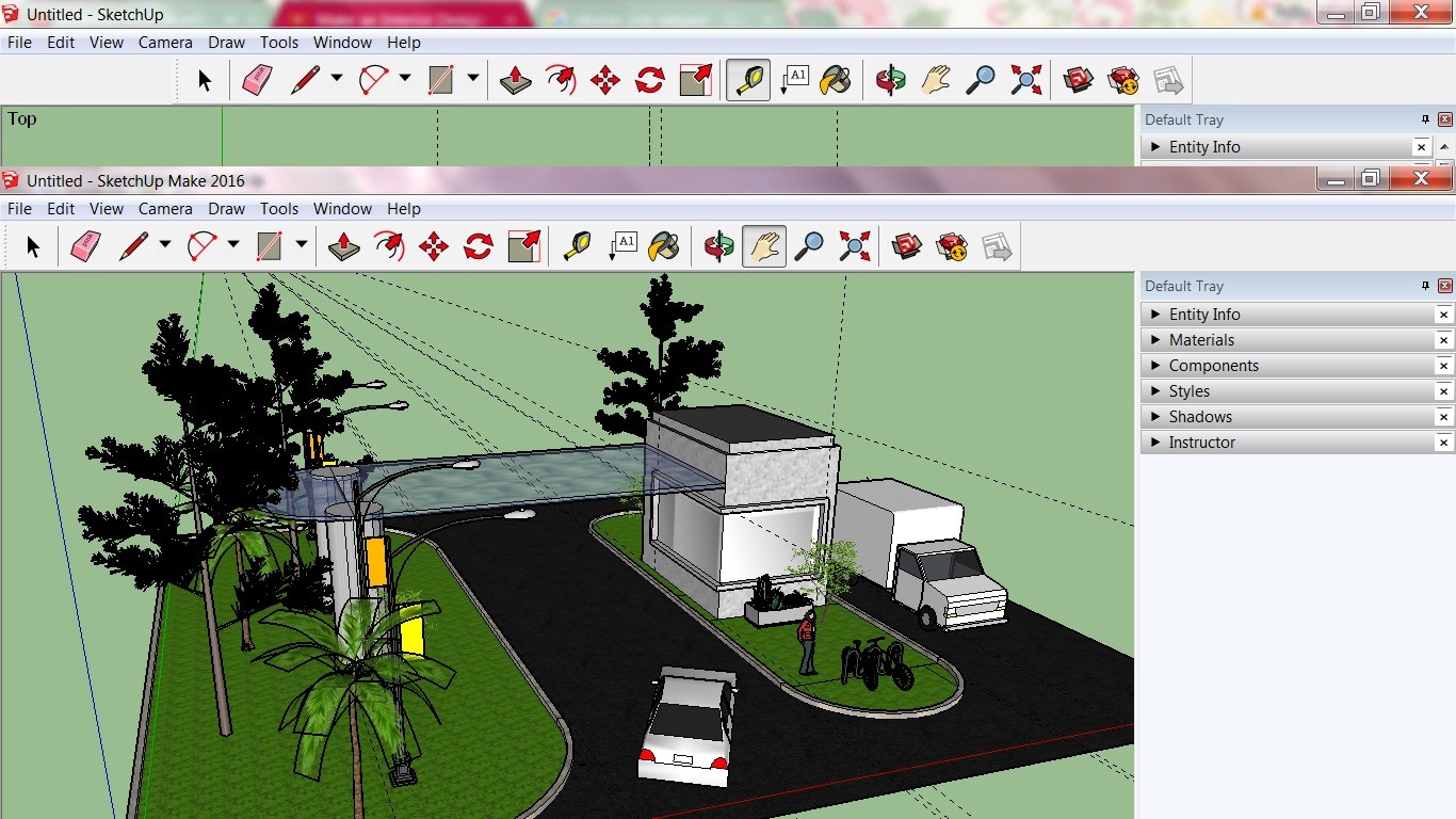 Desain Pos Satpam dengan Sketchup ~ Archill pills