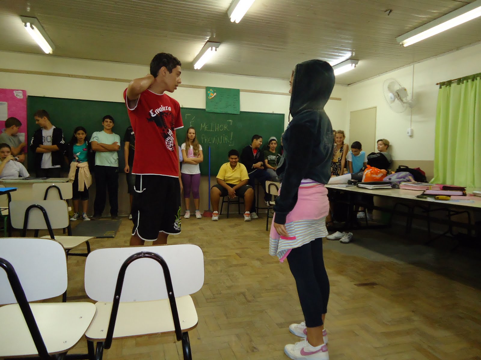 EMEF Bento Francisco Dias: Aulas práticas na Escola!