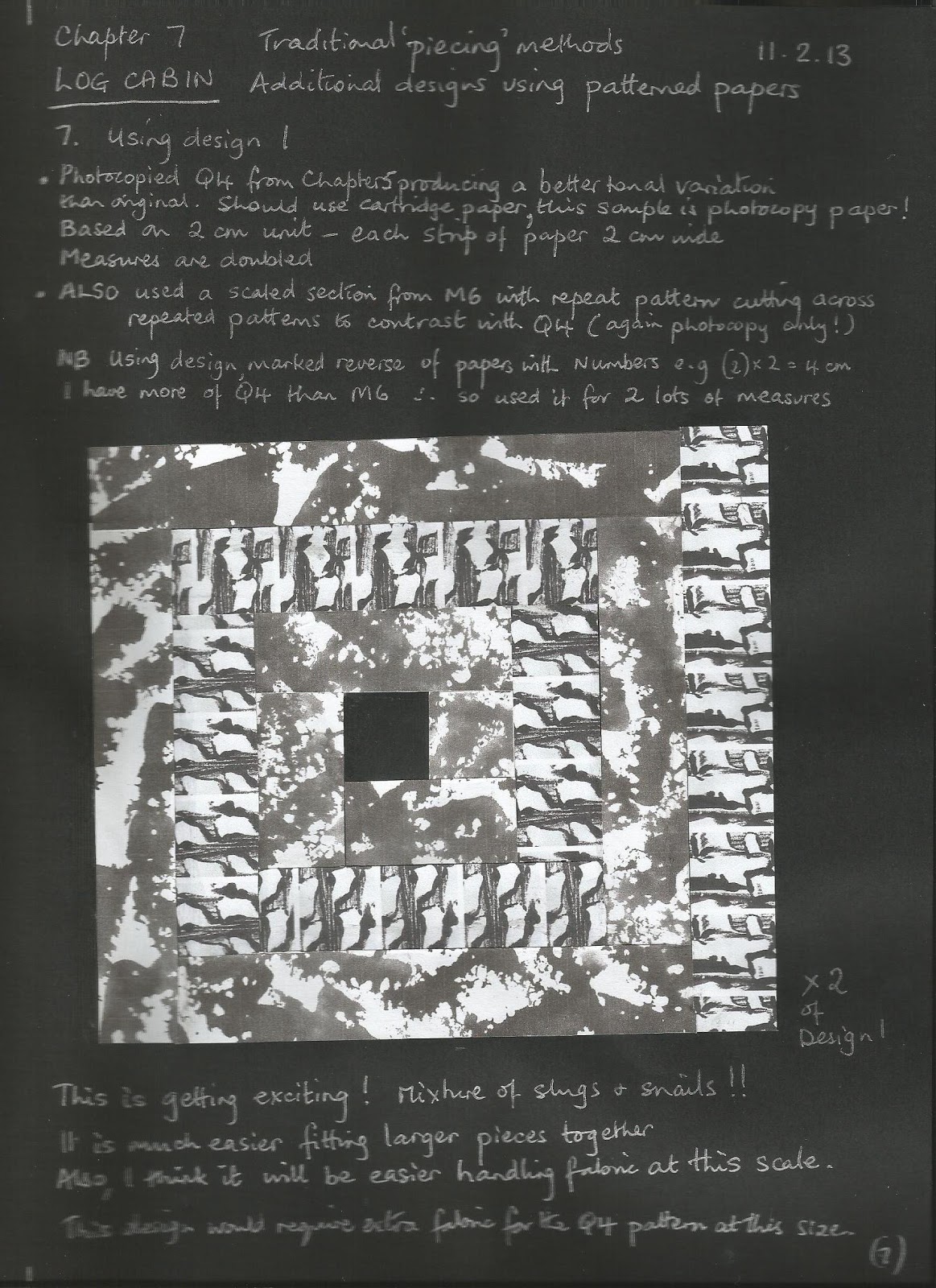 lmbembroidery: Chapter 7 Traditional methods of strip patchwork