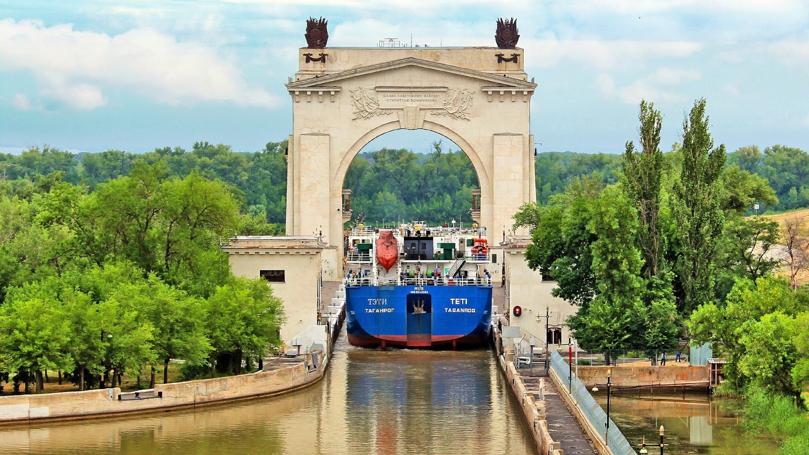 Krasnoarmeysky gezisi - Volga-Don Kanalı ve Hikayesi - En yüksek Lenin ...