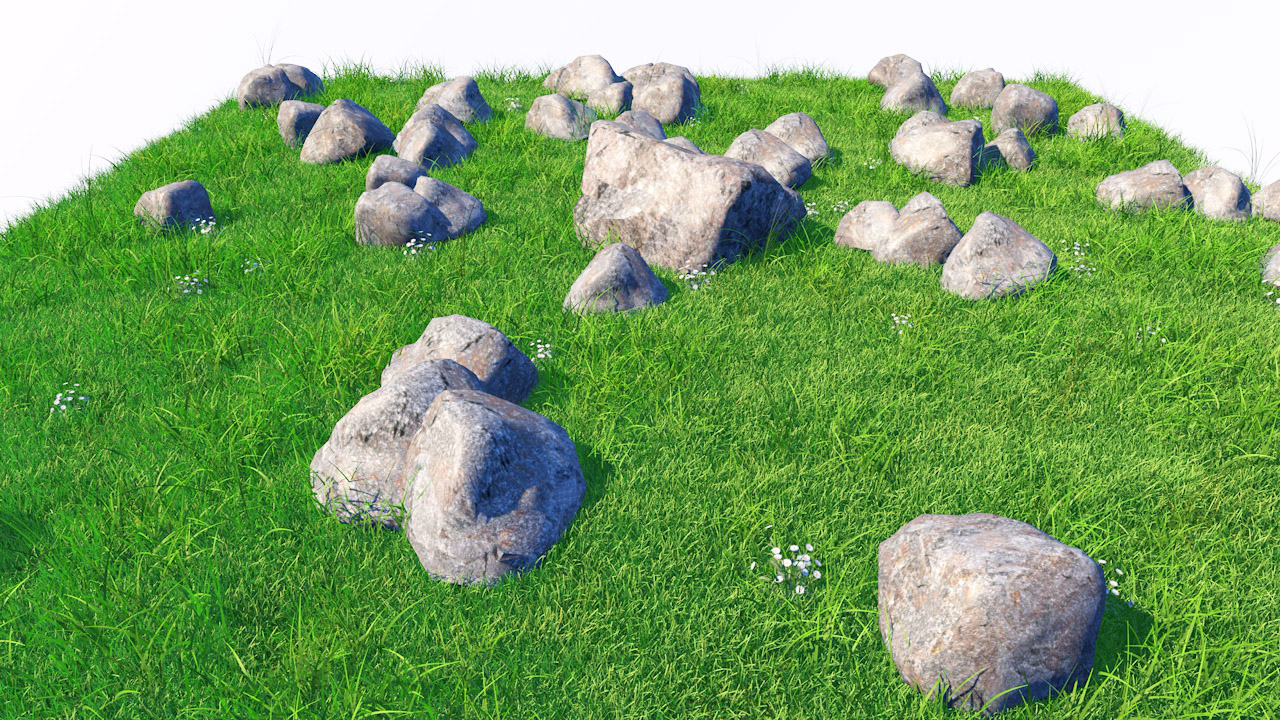 Grass Kit 3.1 for C4D native Physical render