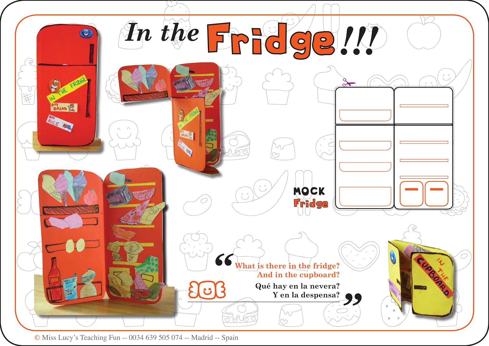 Miss Lucy's Teaching Fun: In the Fridge…There is Food!!!