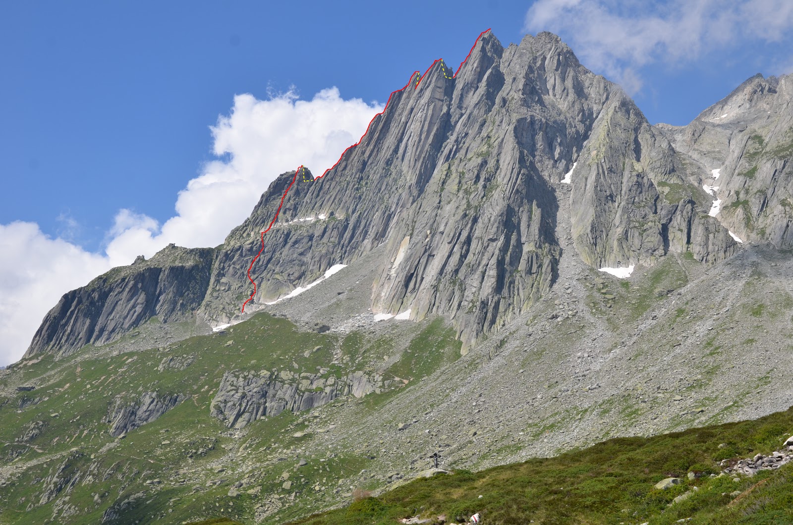 BuschnicK: Climbing Salbitschijen South-Ridge, Zwillingsturm (2920m)