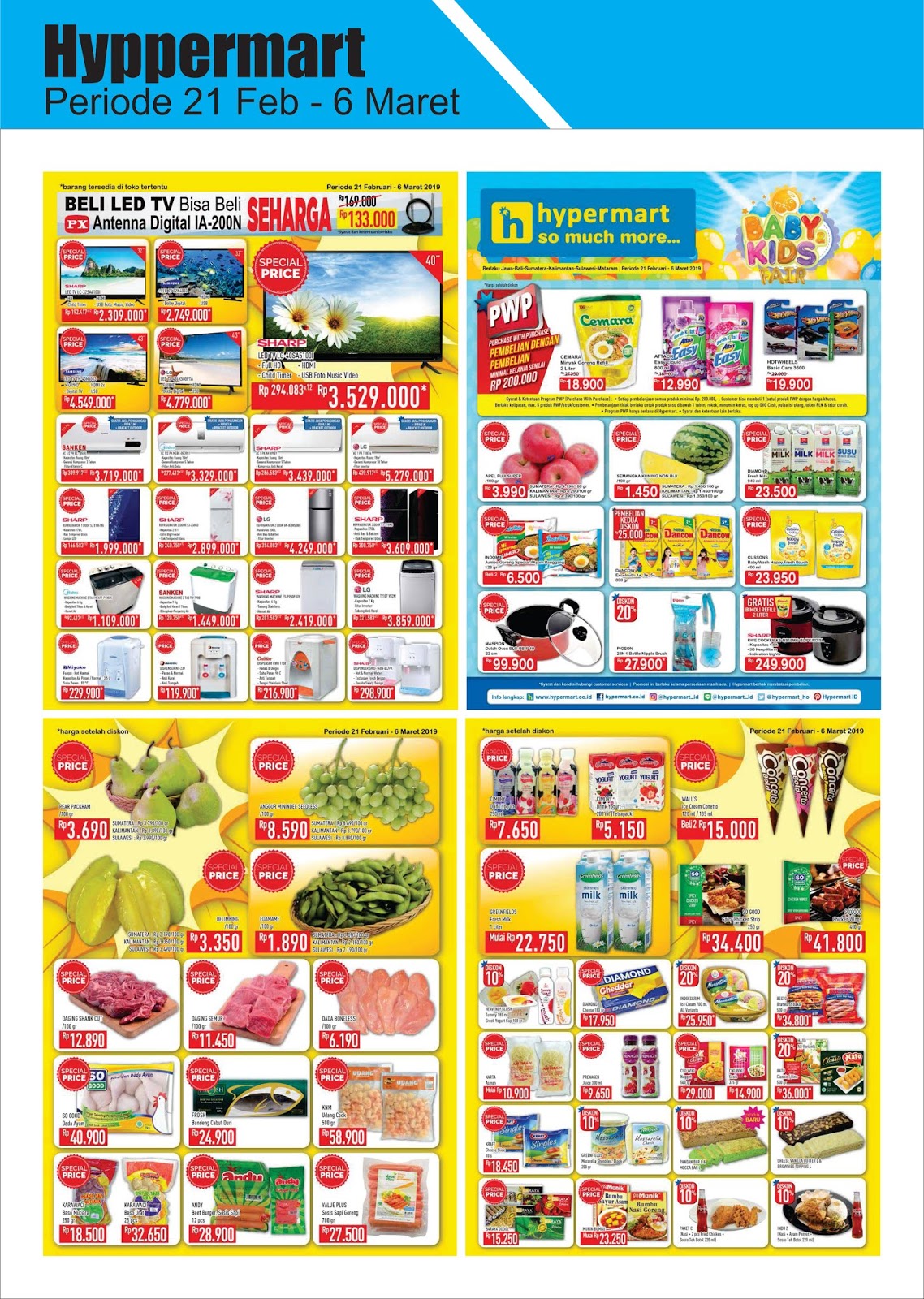 Katalog Promo Hypermart Periode 21 Februari - 9 Maret 2019 - Agen87