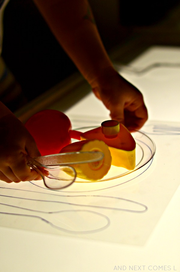 Teaching Kids How to Set the Table Using the Light Table | And Next ...