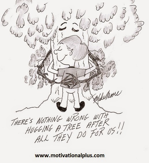 Mike Moore's Laughter Lounge : Tree Hugger Cartoon