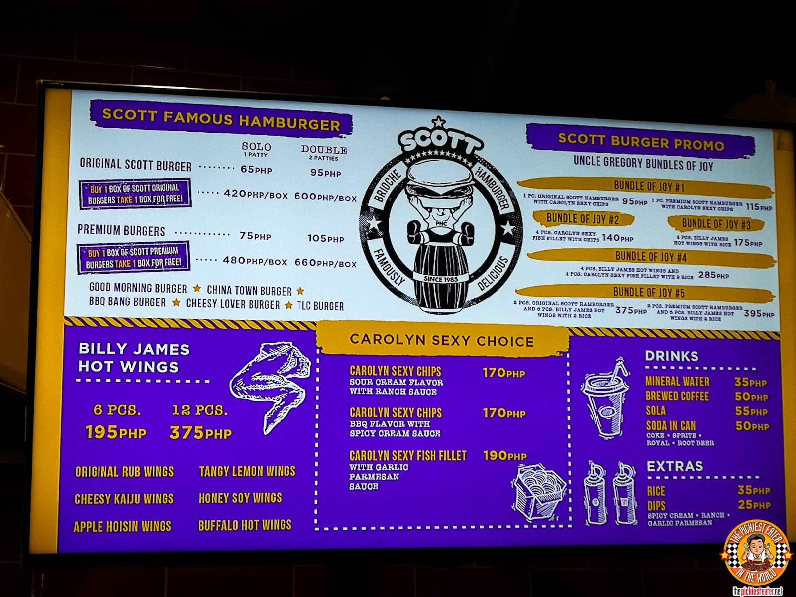 THE PICKIEST EATER IN THE WORLD: SCOTT BURGERS: THE RETURN OF THE COMEBACK